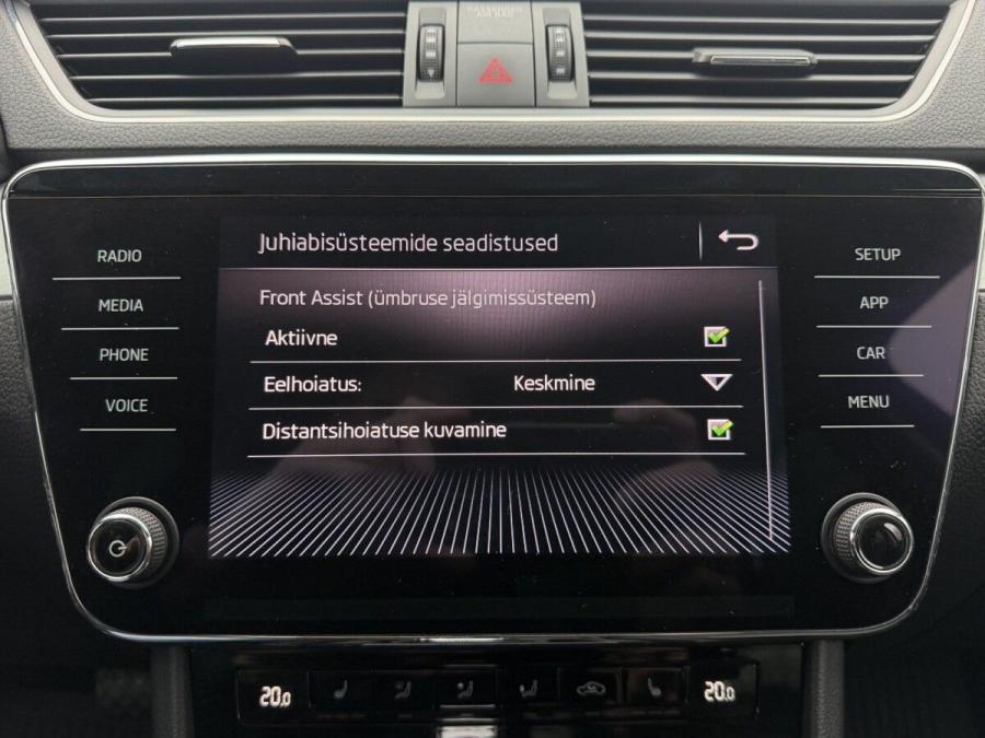 Black Skoda SuperB 2019 in Parnu, with an engine capacity of 1.50 L and mileage of 154 thousand km for 15900 €, photo 13 on AUTOMOTO.COM.LV