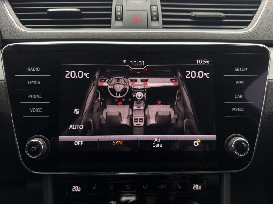 Black Skoda SuperB 2019 in Parnu, with an engine capacity of 1.50 L and mileage of 154 thousand km for 15900 €, photo 14 on AUTOMOTO.COM.LV