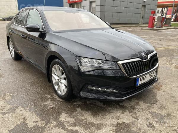 Black Skoda SuperB 2020 in Liepaja, with an engine capacity of 1.50 L and mileage of 67 thousand km for 21500 €, photo 3 on AUTOMOTO.COM.LV
