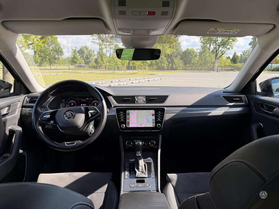 Melns Skoda SuperB 2020 Kauņa, ar dzinēja tilpumu 1.97 L un nobraukumu 300 tūkst. km par 16200 €, foto 12 vietnē AUTOMOTO.COM.LV