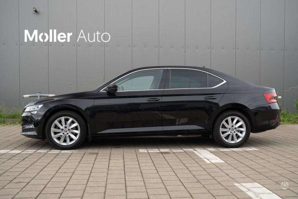 Black Skoda SuperB 2020 in Vilnius, with an engine capacity of 2.00 L and mileage of 123 thousand km for 21950 €, photo 3 on AUTOMOTO.COM.LV
