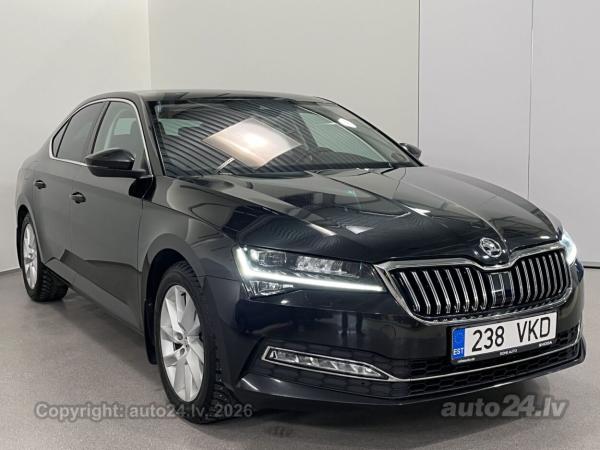 Black Skoda SuperB 2021 in Tallinn, with an engine capacity of 1.50 L and mileage of 118 thousand km for 19900 €, photo 3 on AUTOMOTO.COM.LV