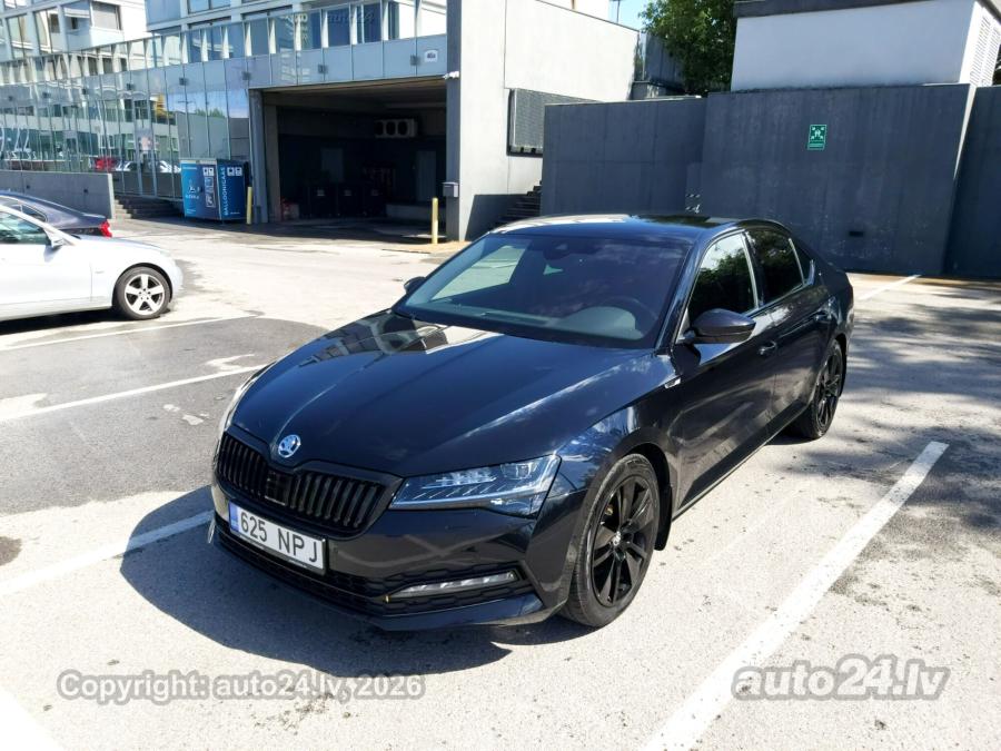 Melns Skoda SuperB 2021 Tallina, ar dzinēja tilpumu 1.50 L un nobraukumu 59 tūkst. km par 28000 €, foto 1 vietnē AUTOMOTO.COM.LV