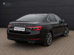 Black Skoda SuperB 2021 in Vilnius, with an engine capacity of 1.98 L and mileage of 126 thousand km for 24990 €, photo 4 on AUTOMOTO.COM.LV