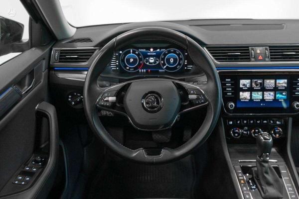 Melns Skoda SuperB 2021 Viļņa, ar dzinēja tilpumu 1.40 L un nobraukumu 73 tūkst. km par 23900 €, foto 9 vietnē AUTOMOTO.COM.LV