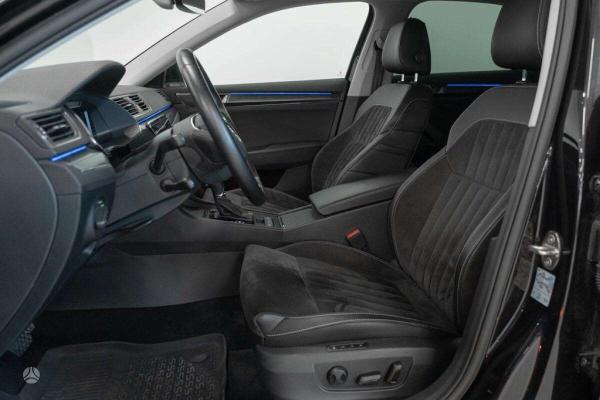 Black Skoda SuperB 2021 in Vilnius, with an engine capacity of 1.40 L and mileage of 73 thousand km for 23900 €, photo 7 on AUTOMOTO.COM.LV