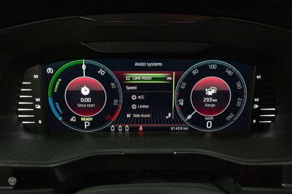 Black Skoda SuperB 2021 in Vilnius, with an engine capacity of 1.40 L and mileage of 81 thousand km for 24500 €, photo 10 on AUTOMOTO.COM.LV