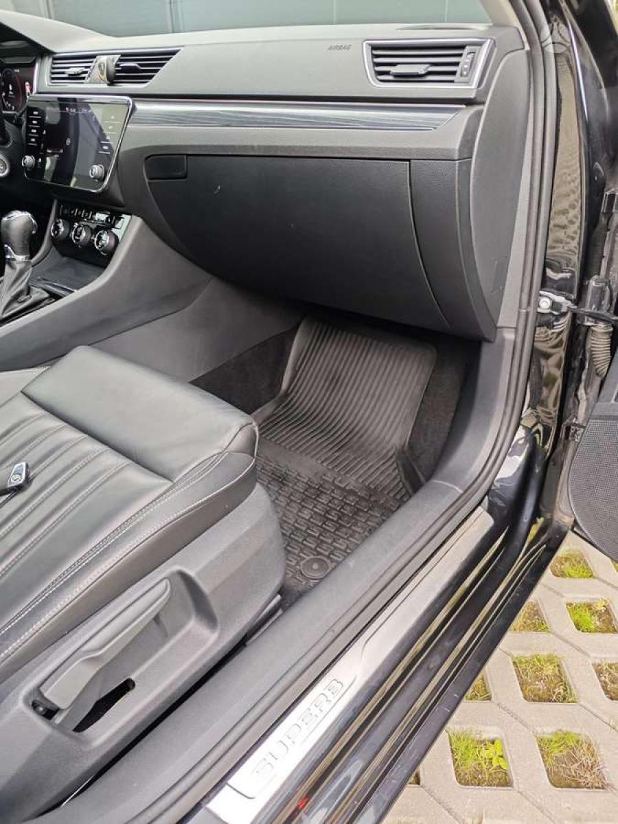 Melns Skoda SuperB 2022 Kauņa, ar dzinēja tilpumu 1.97 L un nobraukumu 278 tūkst. km par 15350 €, foto 14 vietnē AUTOMOTO.COM.LV