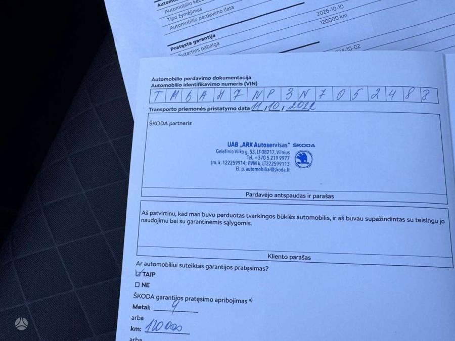 Черный Шкода Суперб 2022 в Вильнюс, объемом двигателя 2.00 л и пробегом 136 тыс. км за 19250 €, фото 32 на AUTOMOTO.COM.LV
