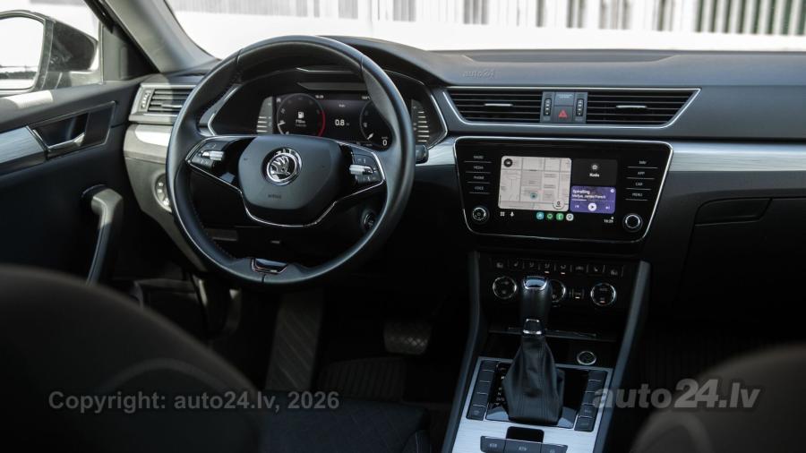 Black Skoda SuperB 2023 in Tallinn, with an engine capacity of 1.50 L and mileage of 59 thousand km for 24900 €, photo 13 on AUTOMOTO.COM.LV