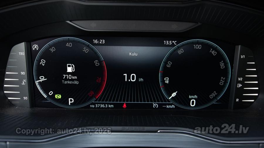 Black Skoda SuperB 2023 in Tallinn, with an engine capacity of 1.50 L and mileage of 59 thousand km for 24900 €, photo 18 on AUTOMOTO.COM.LV