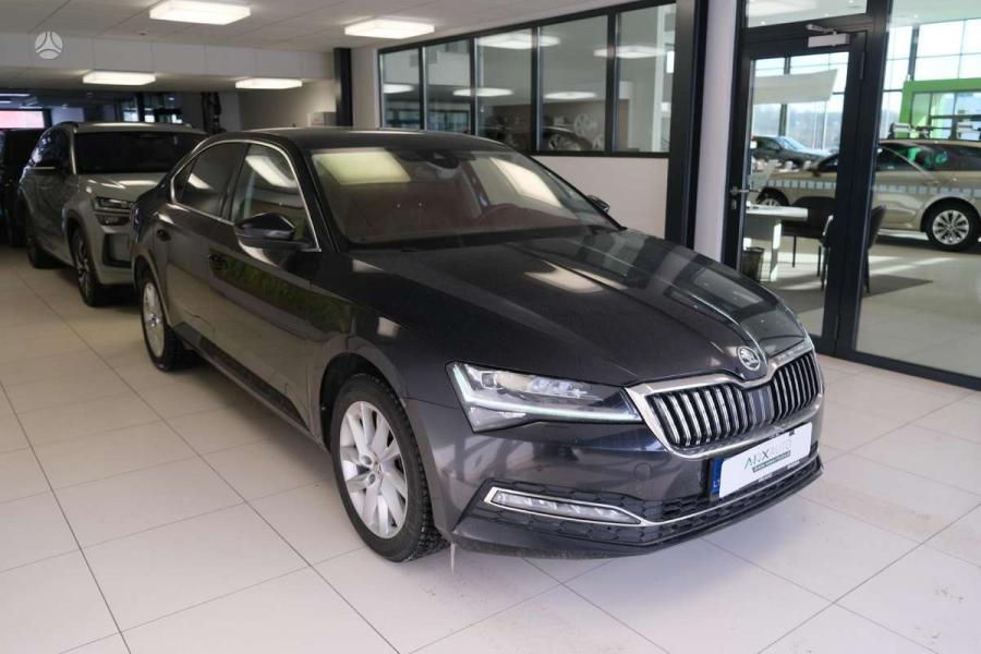 Melns Skoda SuperB 2024 Viļņa, ar dzinēja tilpumu 1.50 L un nobraukumu 37 tūkst. km par 27200 €, foto 3 vietnē AUTOMOTO.COM.LV