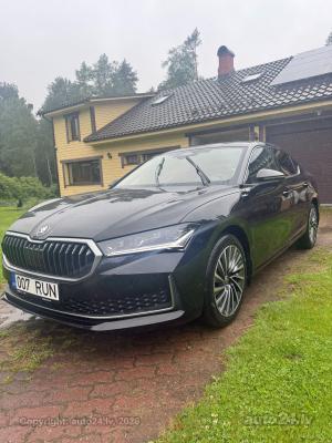 Melns Skoda SuperB 2024 Tallina, ar dzinēja tilpumu 2.00 L un nobraukumu 36 tūkst. km par 42000 €, foto  vietnē AUTOMOTO.COM.LV