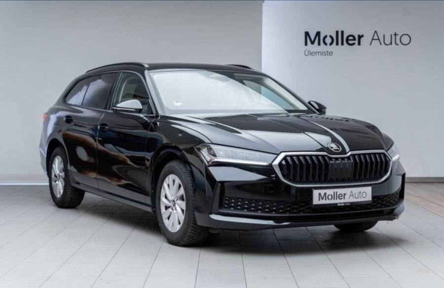 Black Skoda SuperB 2026 in Peetri, with an engine capacity of 2.00 L and mileage of 13 thousand km for 35960 €, photo 4 on AUTOMOTO.COM.LV
