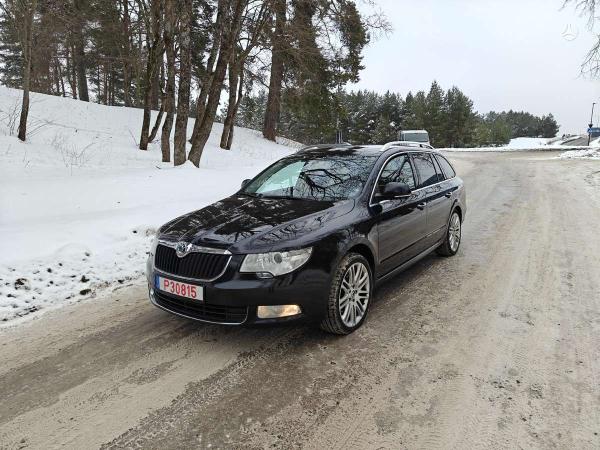 Black Skoda SuperB 2010 in Vilnius, with an engine capacity of 1.80 L and mileage of 250 thousand km for 3200 €, photo 1 on AUTOMOTO.COM.LV