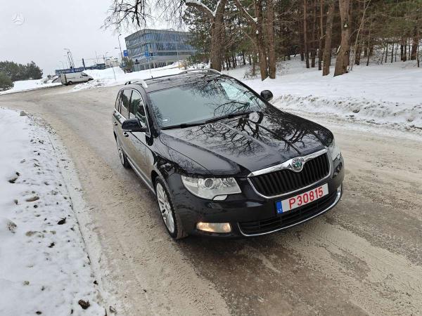 Black Skoda SuperB 2010 in Vilnius, with an engine capacity of 1.80 L and mileage of 250 thousand km for 3200 €, photo 4 on AUTOMOTO.COM.LV
