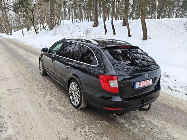 Black Skoda SuperB 2010 in Vilnius, with an engine capacity of 1.80 L and mileage of 250 thousand km for 3200 €, photo 5 on AUTOMOTO.COM.LV