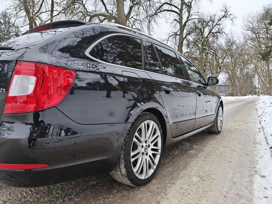 Black Skoda SuperB 2010 in Vilnius, with an engine capacity of 1.80 L and mileage of 250 thousand km for 3200 €, photo 7 on AUTOMOTO.COM.LV