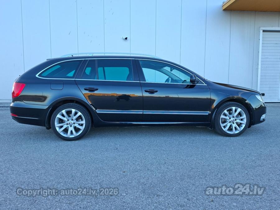 Black Skoda SuperB 2010 in Tallinn, with an engine capacity of 2.00 L and mileage of 0 thousand km for 5899 €, photo 3 on AUTOMOTO.COM.LV