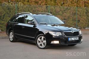 Melns Skoda SuperB 2010 Jelgava, ar dzinēja tilpumu 2.00 L un nobraukumu 230 tūkst. km par 5500 €, foto  vietnē AUTOMOTO.COM.LV