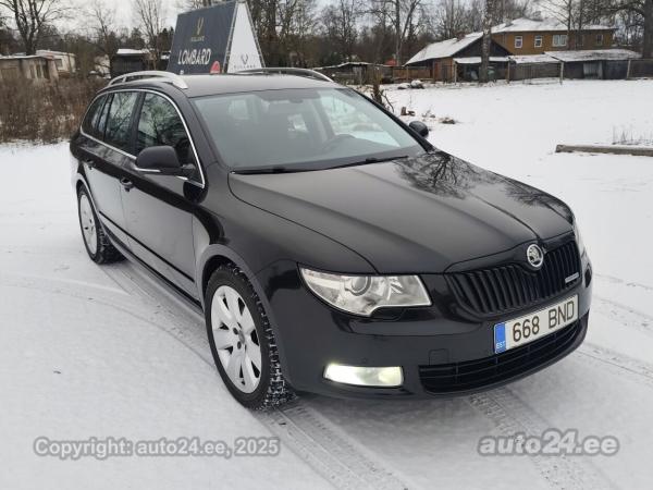 Black Skoda SuperB 2011 in Tartu, with an engine capacity of 1.60 L and mileage of 300 thousand km for 4499 €, photo 1 on AUTOMOTO.COM.LV