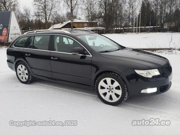 Black Skoda SuperB 2011 in Tartu, with an engine capacity of 1.60 L and mileage of 300 thousand km for 4499 €, photo 4 on AUTOMOTO.COM.LV