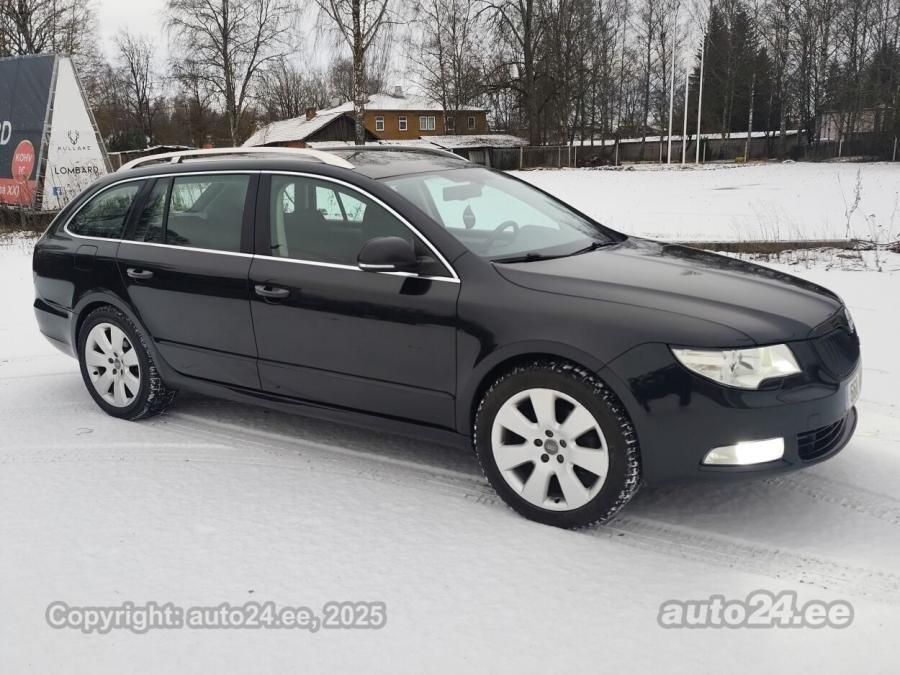 Black Skoda SuperB 2011 in Tartu, with an engine capacity of 1.60 L and mileage of 300 thousand km for 4499 €, photo 4 on AUTOMOTO.COM.LV