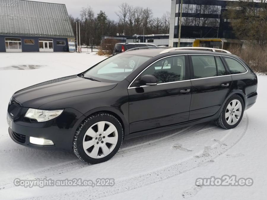 Black Skoda SuperB 2011 in Tartu, with an engine capacity of 1.60 L and mileage of 300 thousand km for 4499 €, photo 5 on AUTOMOTO.COM.LV