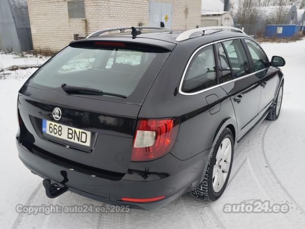 Black Skoda SuperB 2011 in Tartu, with an engine capacity of 1.60 L and mileage of 300 thousand km for 4499 €, photo 6 on AUTOMOTO.COM.LV