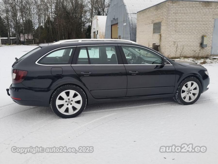 Black Skoda SuperB 2011 in Tartu, with an engine capacity of 1.60 L and mileage of 300 thousand km for 4499 €, photo 12 on AUTOMOTO.COM.LV