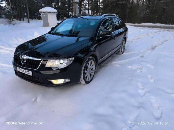 Black Skoda SuperB 2011 in Kaunas, with an engine capacity of 2.00 L and mileage of 257 thousand km for 6995 €, photo 2 on AUTOMOTO.COM.LV