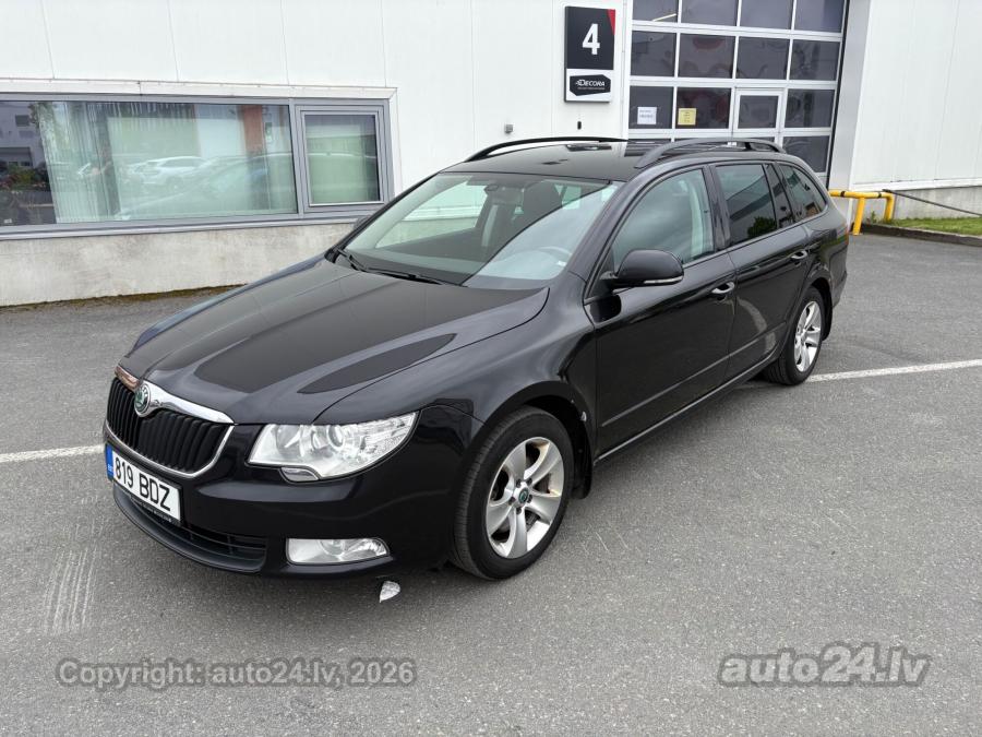Black Skoda SuperB 2011 in Tallinn, with an engine capacity of 1.80 L and mileage of 267 thousand km for 2900 €, photo 1 on AUTOMOTO.COM.LV