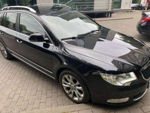 Black Skoda SuperB 2011 in Kaunas, with an engine capacity of 1.97 L and mileage of 370 thousand km for 5900 €, photo  on AUTOMOTO.COM.LV