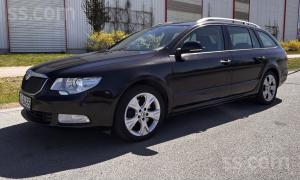 Черный Шкода Суперб 2011 в Рига, объемом двигателя 1.80 л и пробегом 306 тыс. км за 2900 €, фото  на AUTOMOTO.COM.LV