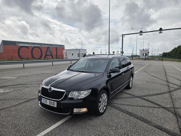 Melns Skoda SuperB 2011 Tallina, ar dzinēja tilpumu 2.00 L un nobraukumu 306 tūkst. km par 5800 €, foto 1 vietnē AUTOMOTO.COM.LV