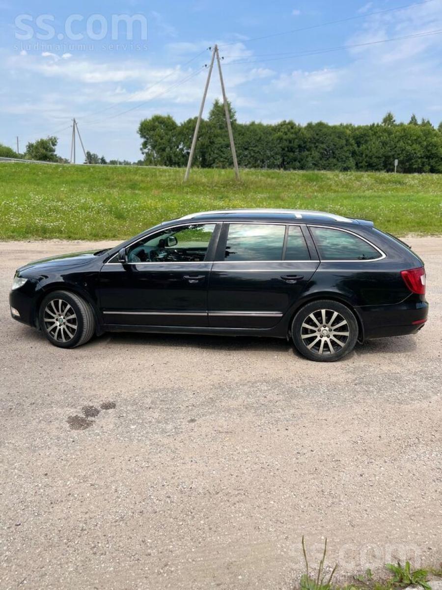 Melns Skoda SuperB 2011 Kuldīga, ar dzinēja tilpumu 2.00 L un nobraukumu 366 tūkst. km par 4200 €, foto 5 vietnē AUTOMOTO.COM.LV