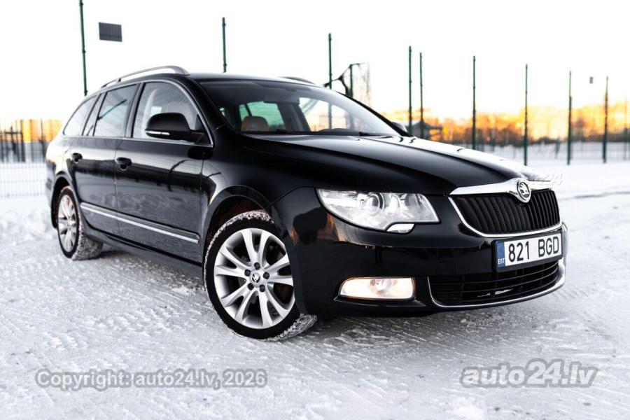 Melns Skoda SuperB 2012 Tallina, ar dzinēja tilpumu 2.00 L un nobraukumu 319 tūkst. km par 5990 €, foto 1 vietnē AUTOMOTO.COM.LV