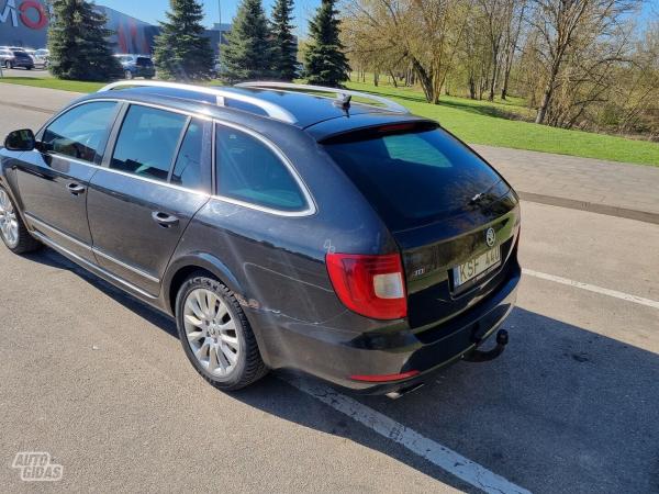 Black Skoda SuperB 2012 in Panevezys, with an engine capacity of 2.00 L and mileage of 400 thousand km for 2800 €, photo 7 on AUTOMOTO.COM.LV