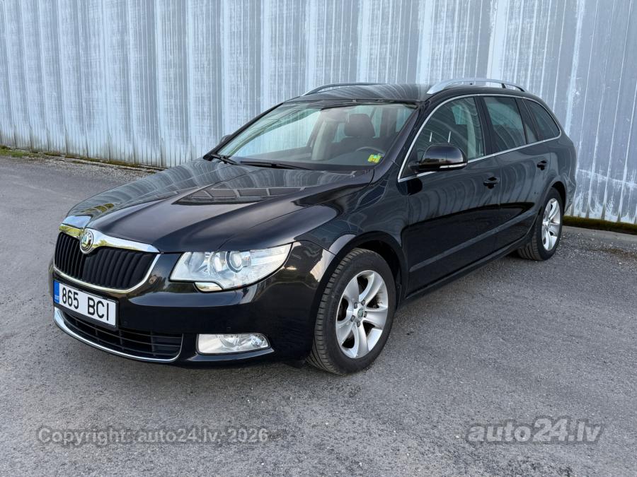 Black Skoda SuperB 2012 in Paide, with an engine capacity of 1.60 L and mileage of 230 thousand km for 6390 €, photo 1 on AUTOMOTO.COM.LV