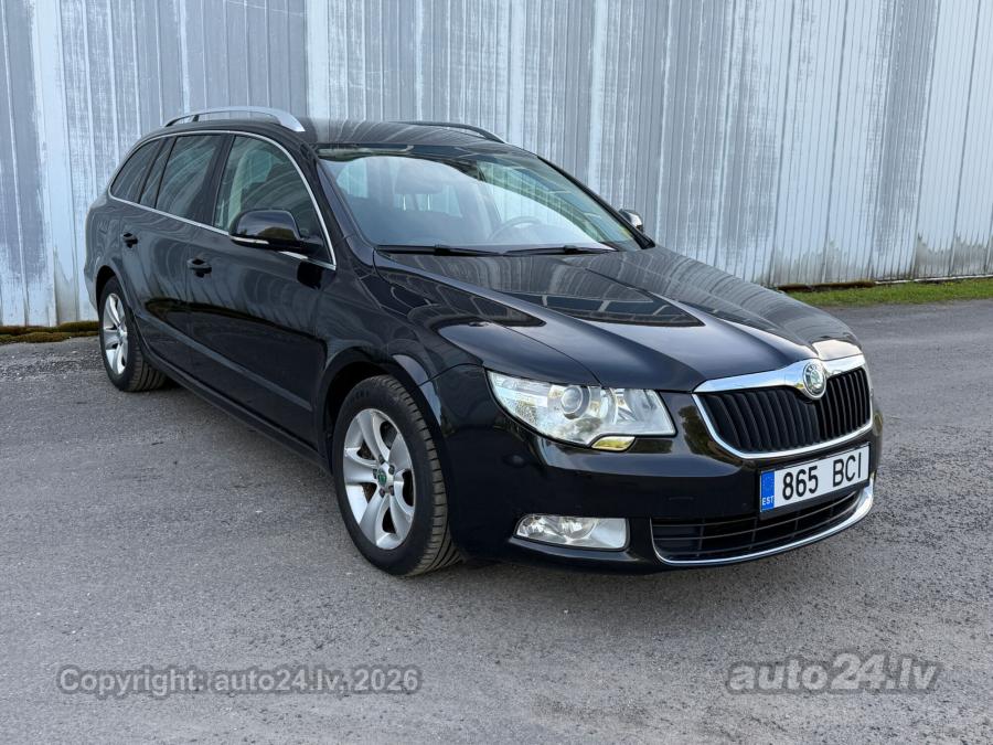 Black Skoda SuperB 2012 in Paide, with an engine capacity of 1.60 L and mileage of 230 thousand km for 6390 €, photo 5 on AUTOMOTO.COM.LV