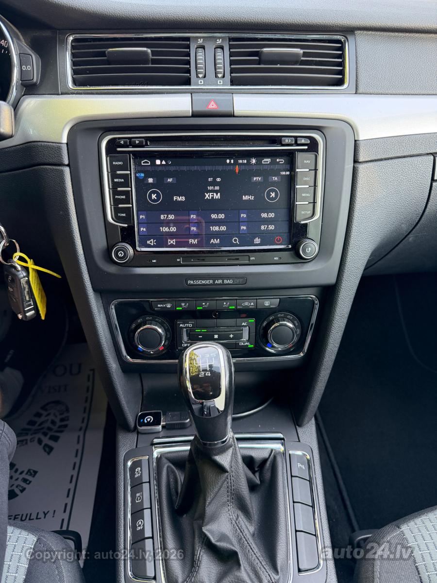 Black Skoda SuperB 2012 in Paide, with an engine capacity of 1.60 L and mileage of 230 thousand km for 6390 €, photo 11 on AUTOMOTO.COM.LV