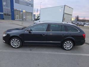Black Skoda SuperB 2012 in Vilnius, with an engine capacity of 1.98 L and mileage of 313 thousand km for 6300 €, photo 5 on AUTOMOTO.COM.LV