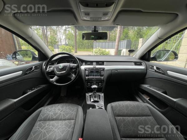 Black Skoda SuperB 2012 in Riga, with an engine capacity of 1.80 L and mileage of 179 thousand km for 6000 €, photo 6 on AUTOMOTO.COM.LV