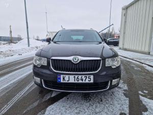 Black Skoda SuperB 2013 in Vilnius, with an engine capacity of 1.97 L and mileage of 260 thousand km for 3300 €, photo  on AUTOMOTO.COM.LV