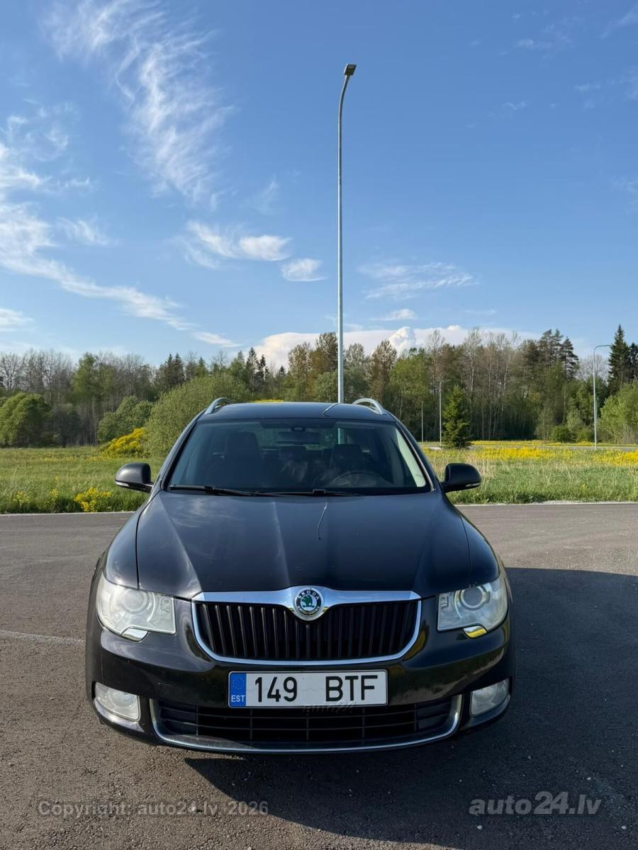 Black Skoda SuperB 2013 in Rapla, with an engine capacity of 2.00 L and mileage of 327 thousand km for 6800 €, photo 3 on AUTOMOTO.COM.LV