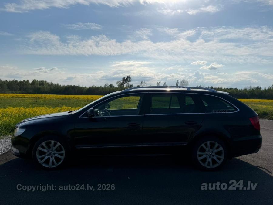 Black Skoda SuperB 2013 in Rapla, with an engine capacity of 2.00 L and mileage of 327 thousand km for 6800 €, photo 4 on AUTOMOTO.COM.LV