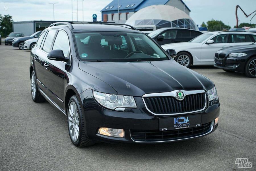 Black Skoda SuperB 2013 in Marijampole, with an engine capacity of 2.00 L and mileage of 280 thousand km for 6250 €, photo 3 on AUTOMOTO.COM.LV