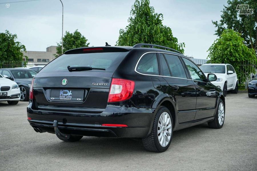 Black Skoda SuperB 2013 in Marijampole, with an engine capacity of 2.00 L and mileage of 280 thousand km for 6250 €, photo 13 on AUTOMOTO.COM.LV