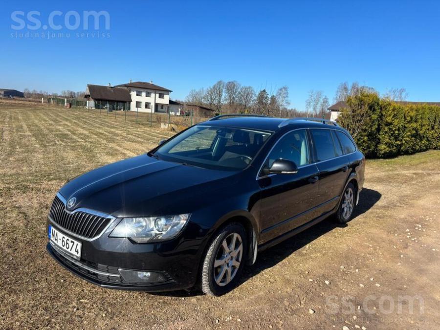 Melns Skoda SuperB 2013 Bauska, ar dzinēja tilpumu 2.00 L un nobraukumu 370 tūkst. km par 5200 €, foto 1 vietnē AUTOMOTO.COM.LV