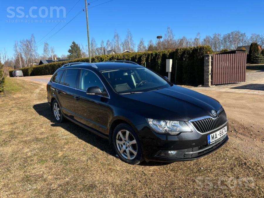 Melns Skoda SuperB 2013 Bauska, ar dzinēja tilpumu 2.00 L un nobraukumu 370 tūkst. km par 5200 €, foto 3 vietnē AUTOMOTO.COM.LV